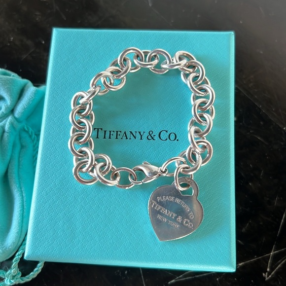 Tiffany & Co. | Jewelry | Tiffany Co Heart Tag Bracelet | Poshmark